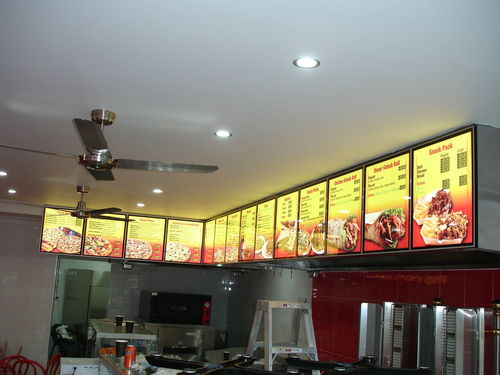 LED Illuminated Restaurant Menu Boards | Sign Innovative