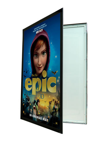 A0 Slim LED Light Box Outdoor Hinged & Lockable